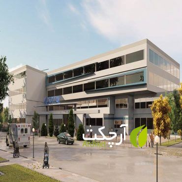 طرح آماده بیمارستان 3 طبقه با تمام مدارک 2025 | آرچکت